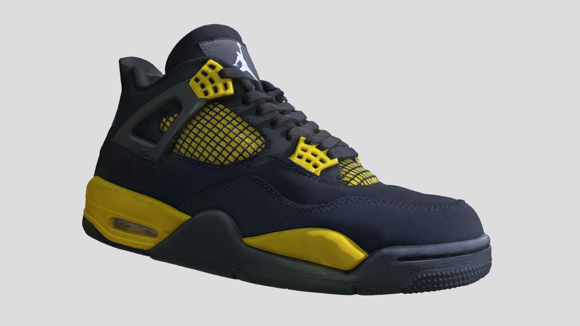 Air Jordan 4 Thunder 4 Right Sneaker - 3D model by carlos.mov [1584607 ...