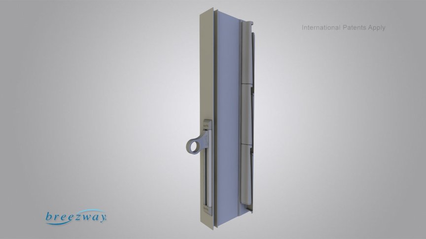 Altair Louvre & Slide Handle - 3D model by Breezway Louvre Windows ...