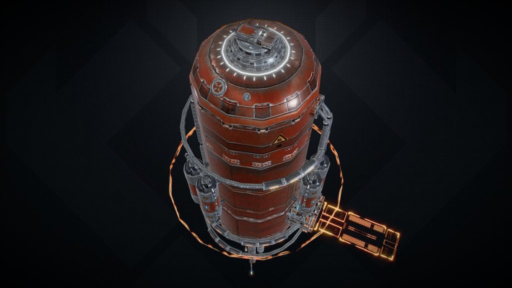 Starfall Tactics — Fuel depot - 3D model by Snowforged Entertainment ...