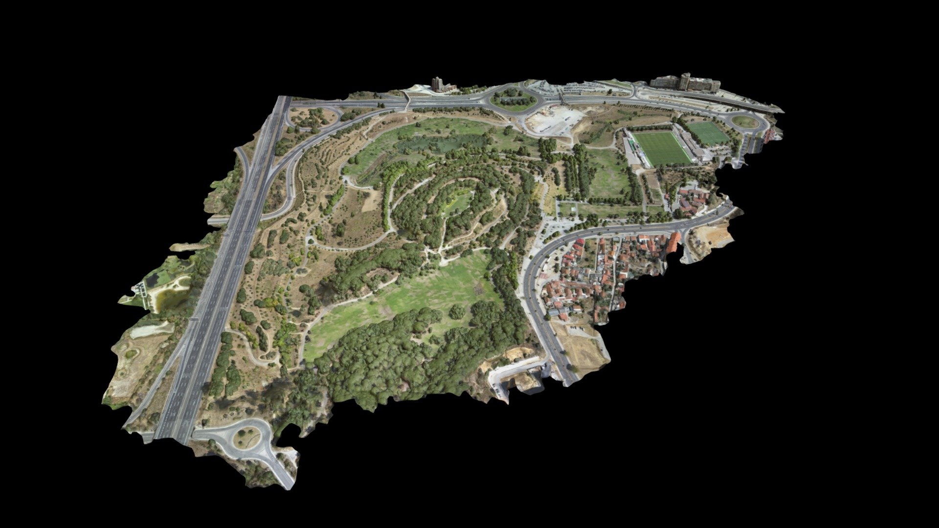 Parque da Paz, Almada - 3D model by terraDrone [158ca54] - Sketchfab