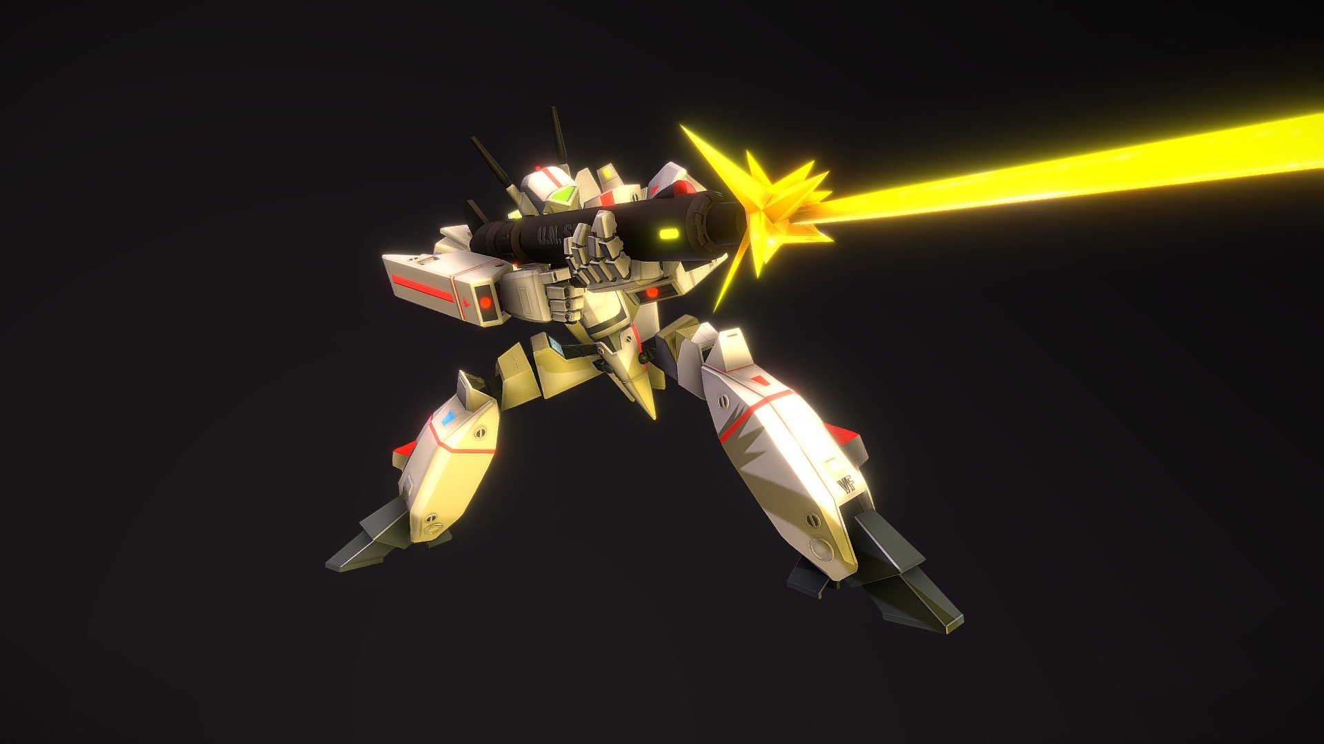 Robotech - Veritech Fighter VF-1J - Download Free 3D model by VHM777 ...