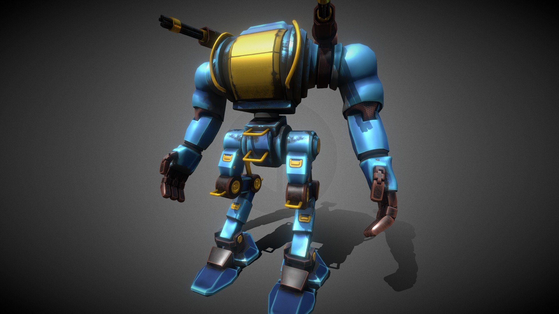 Stylized Infantry Mech - Buy Royalty Free 3D model by CleanCraft3D ...