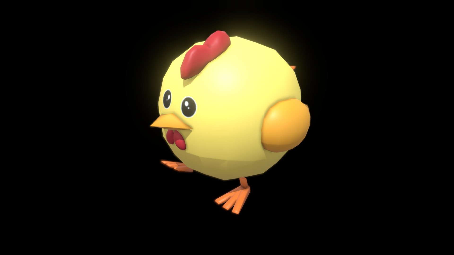 Low-poly Chick - Rigged & Animated - 3D model by Spark Games (@spark ...