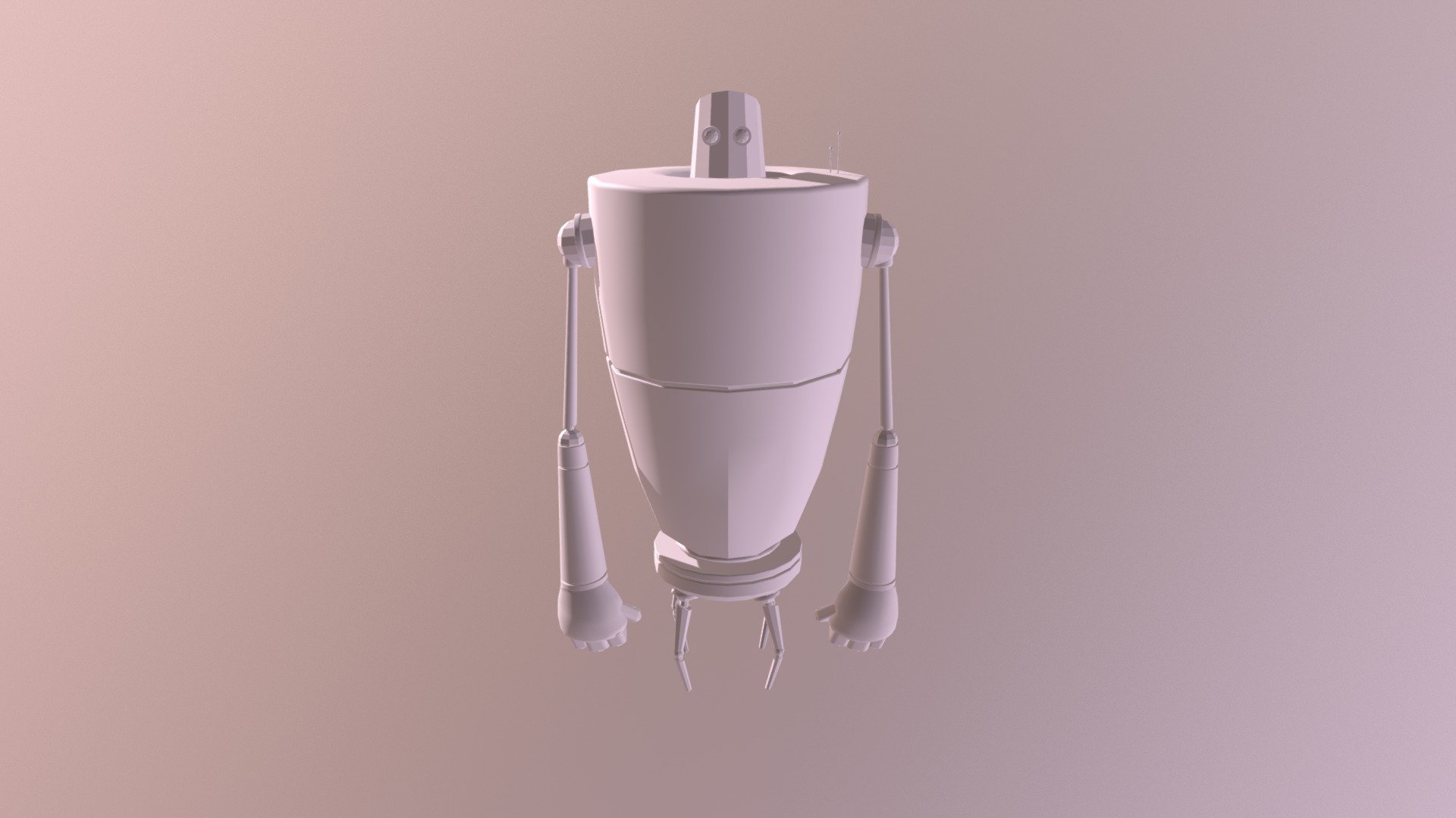 Robot - 3D model by Evan Gentry Moore (@evangentrymoore) [1591b9d ...