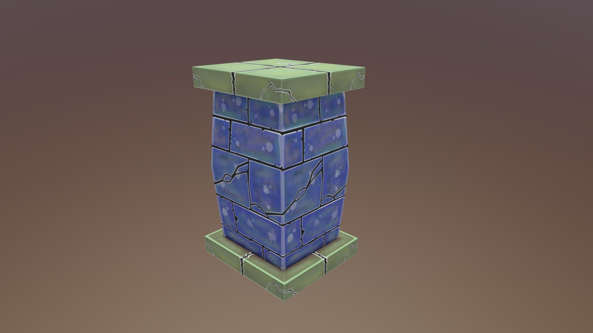 toon style Stone pillar - 3D model by UltraHolographic [159369c ...