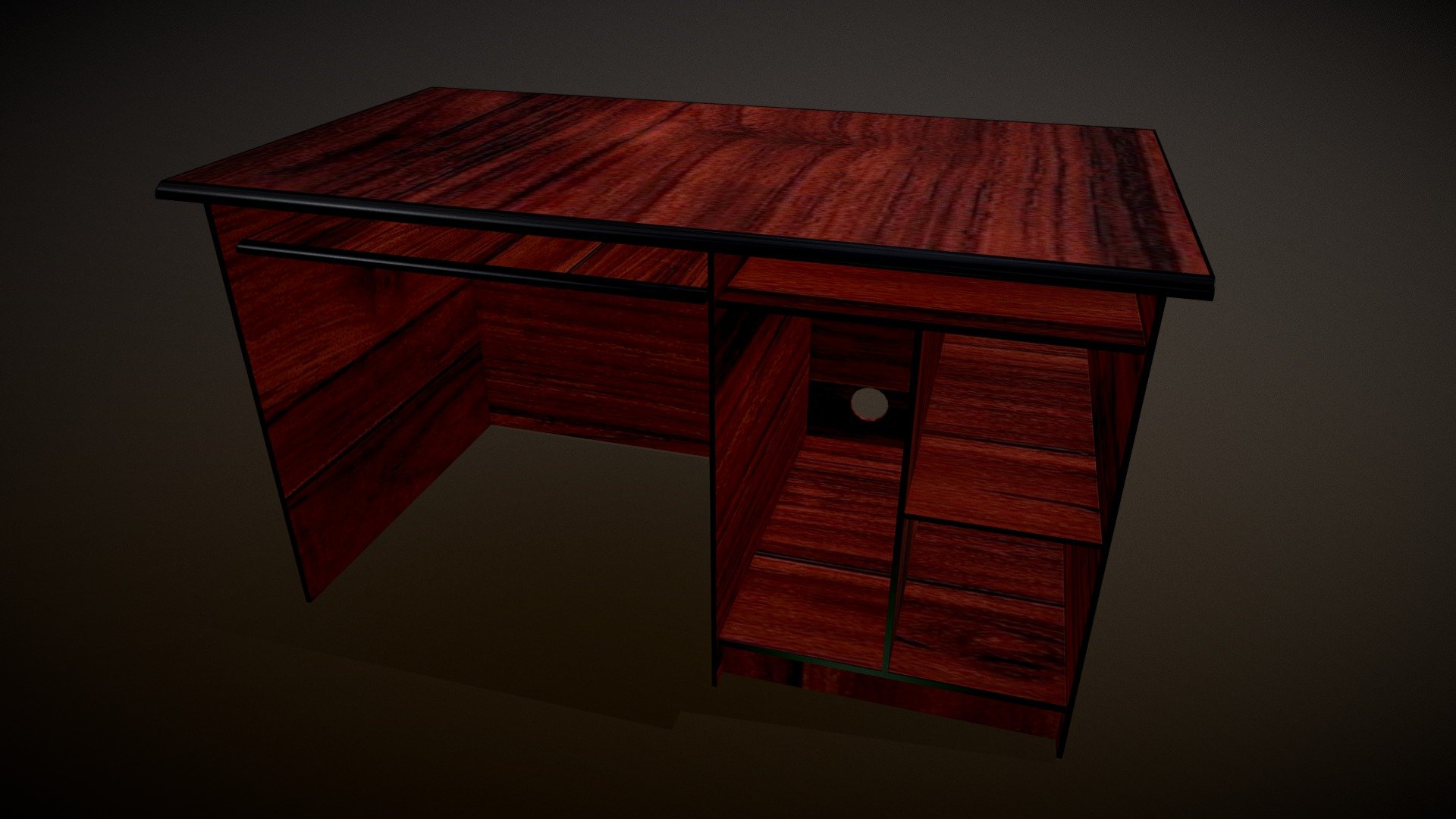 computer desk V1 - Download Free 3D model by dickson_mejal ...