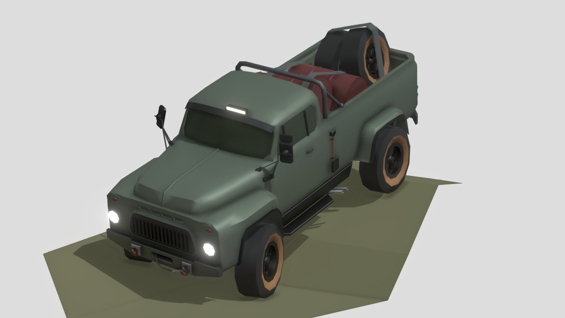 gaz - 3D model by Alex Galimov (@alex.galimov) [1595d8e] - Sketchfab