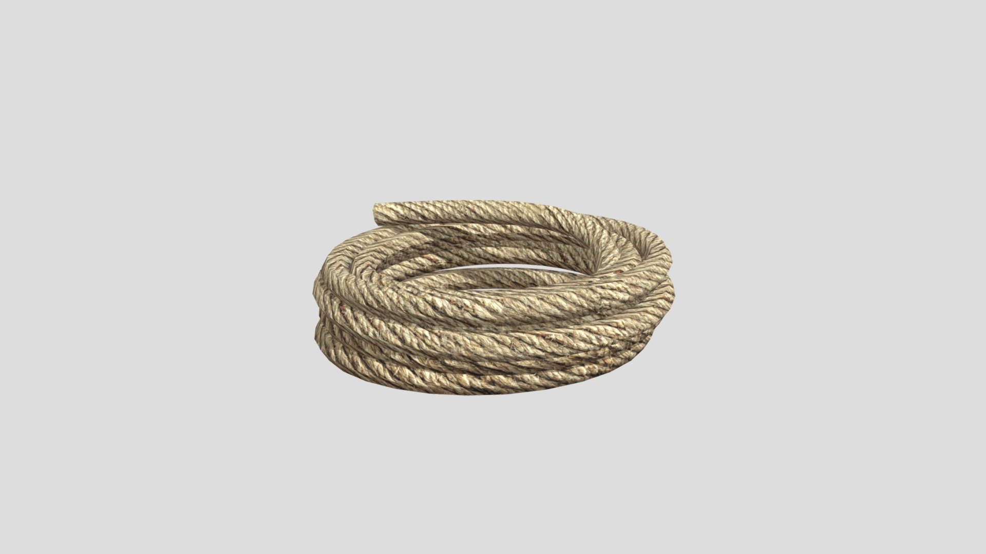 Rope LowPoly Model With Texture - Download Free 3D model by Md ...