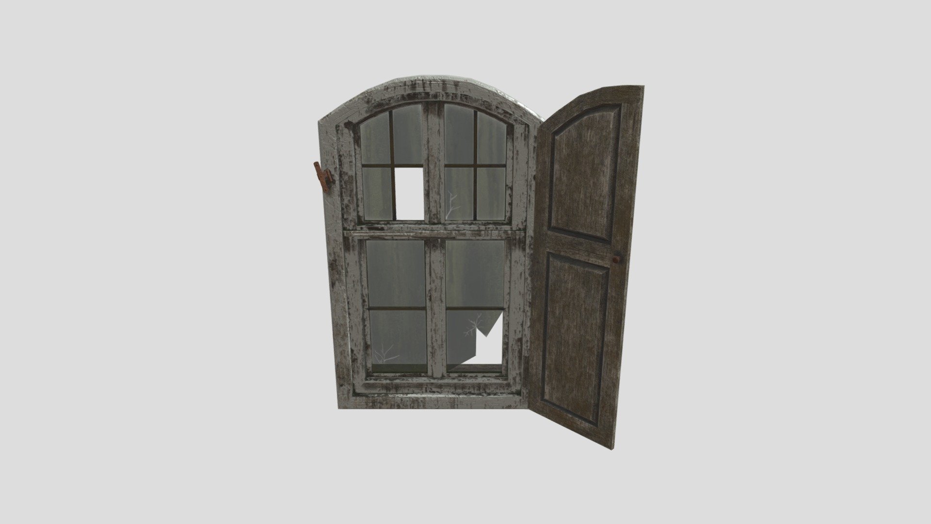 Old window - 3D model by dabooble [15977e5] - Sketchfab