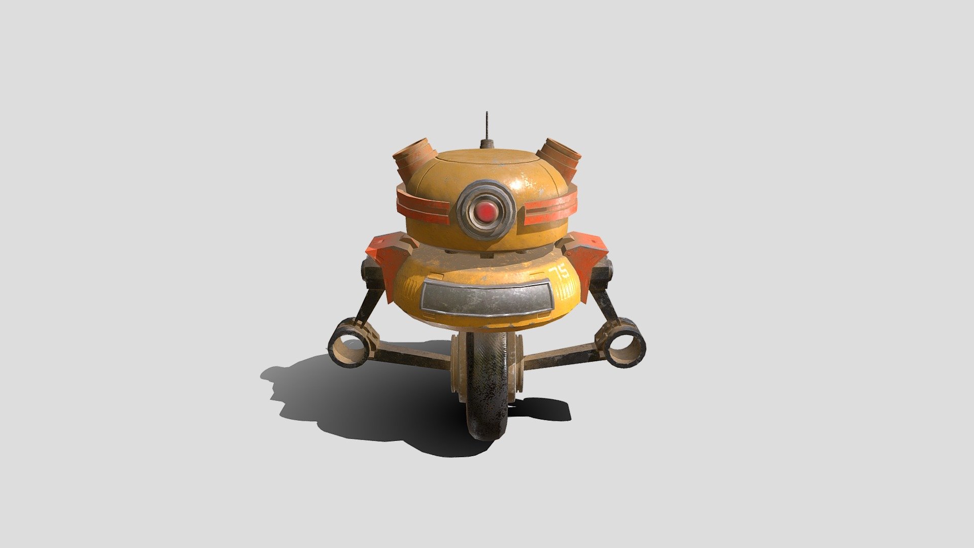 Droid_FINISHED - 3D model by Renates [1597f9f] - Sketchfab