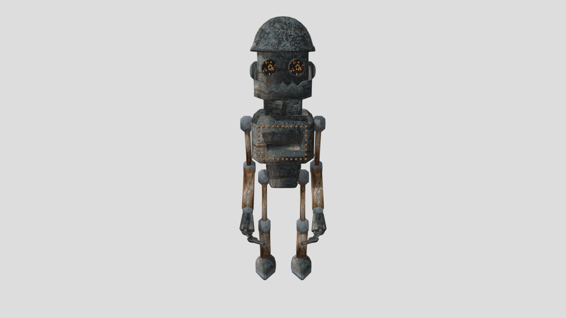 Steampunk Robot - 3D model by chewwanxin [1599ae6] - Sketchfab