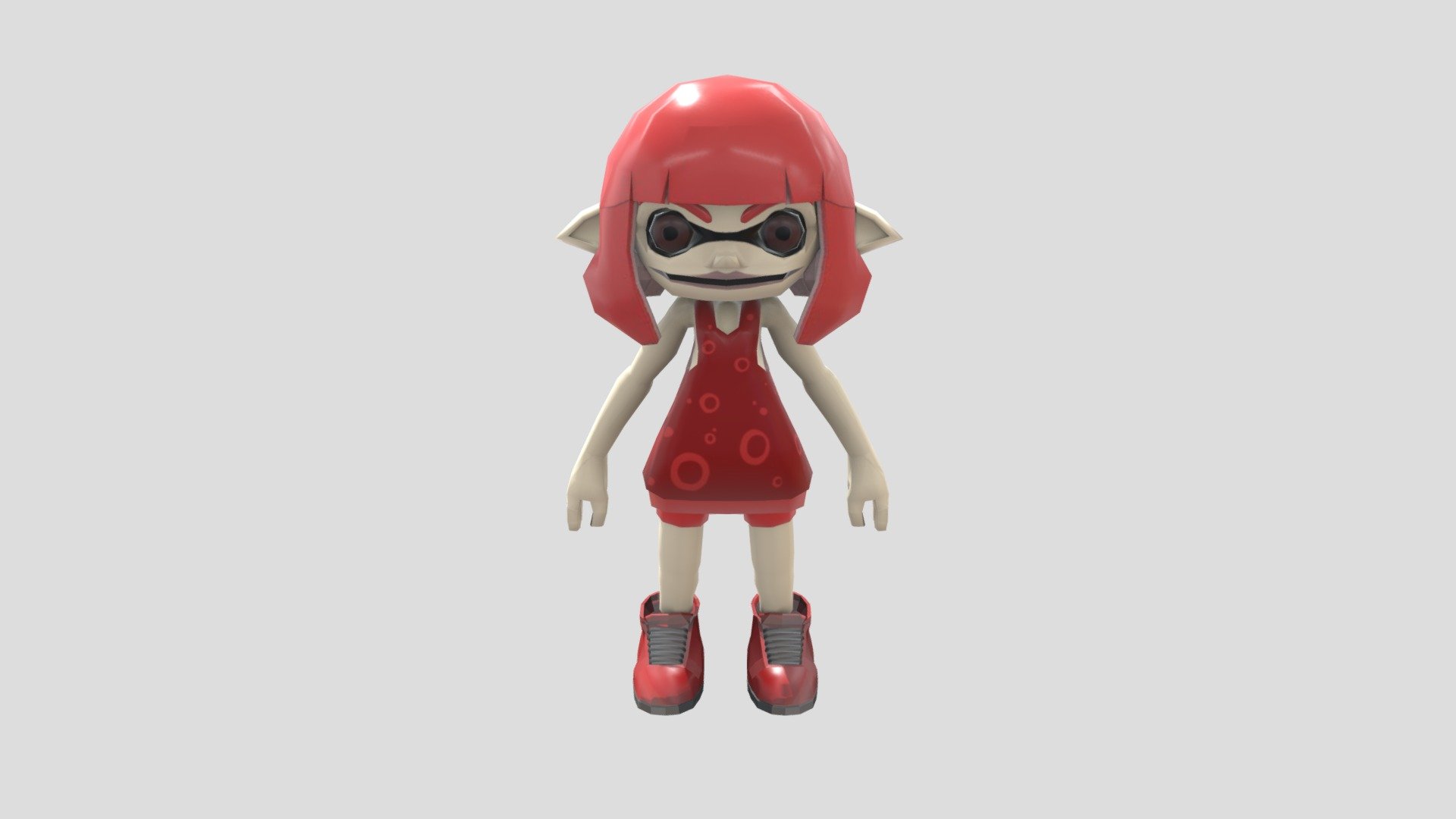 Personnage Splatoon - 3D model by Gaïs (@Gais) [1599b1f] - Sketchfab