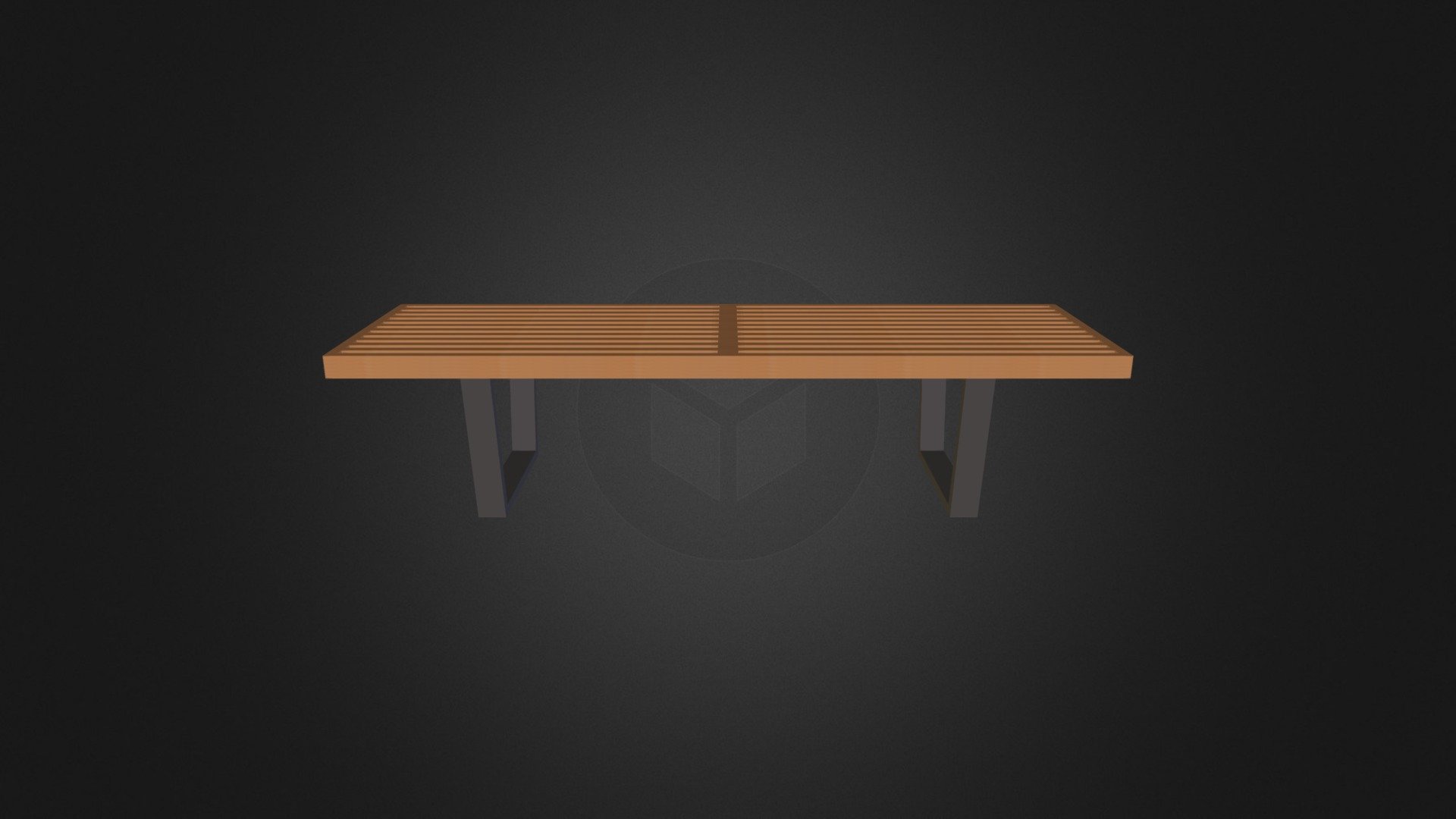 Nelson Platform Bench - 3D model by Herman Miller, Inc. (@hermanmiller ...