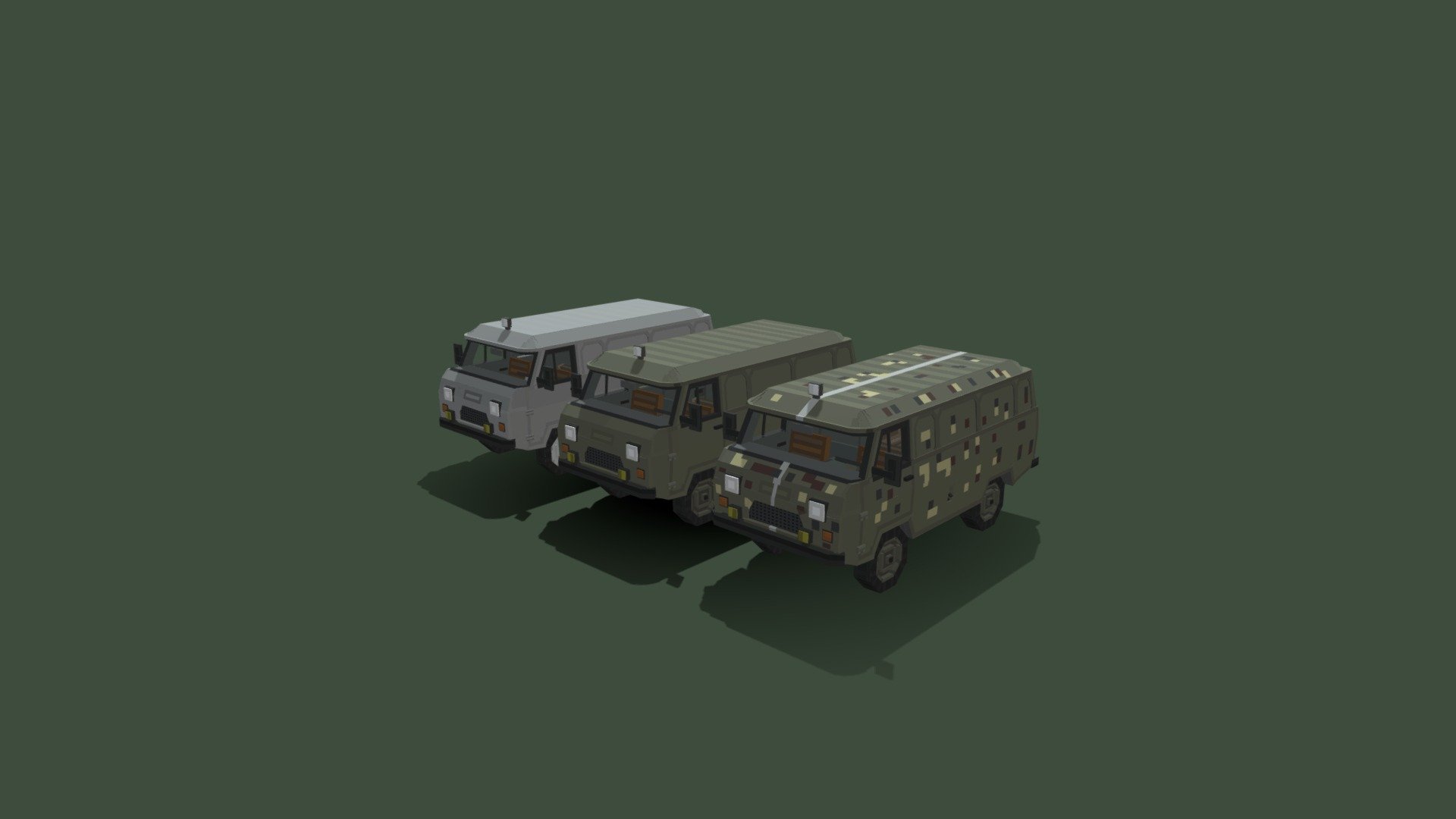 UAZ 452 PACK [LOW-POLY] - 3D model by BLACKOUT1987 (@blackout_198787) [159cd1a] - Sketchfab