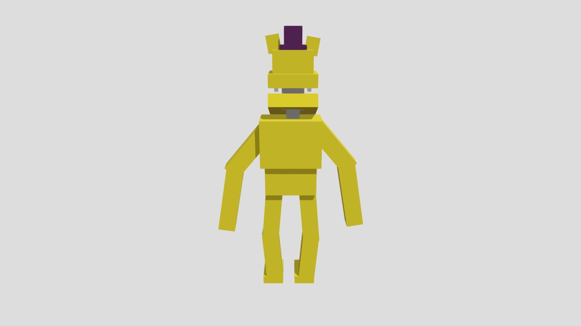 Fredbear - 3D model by Creeper Demon Lord (@Overlord_of_Sin) [159f492 ...