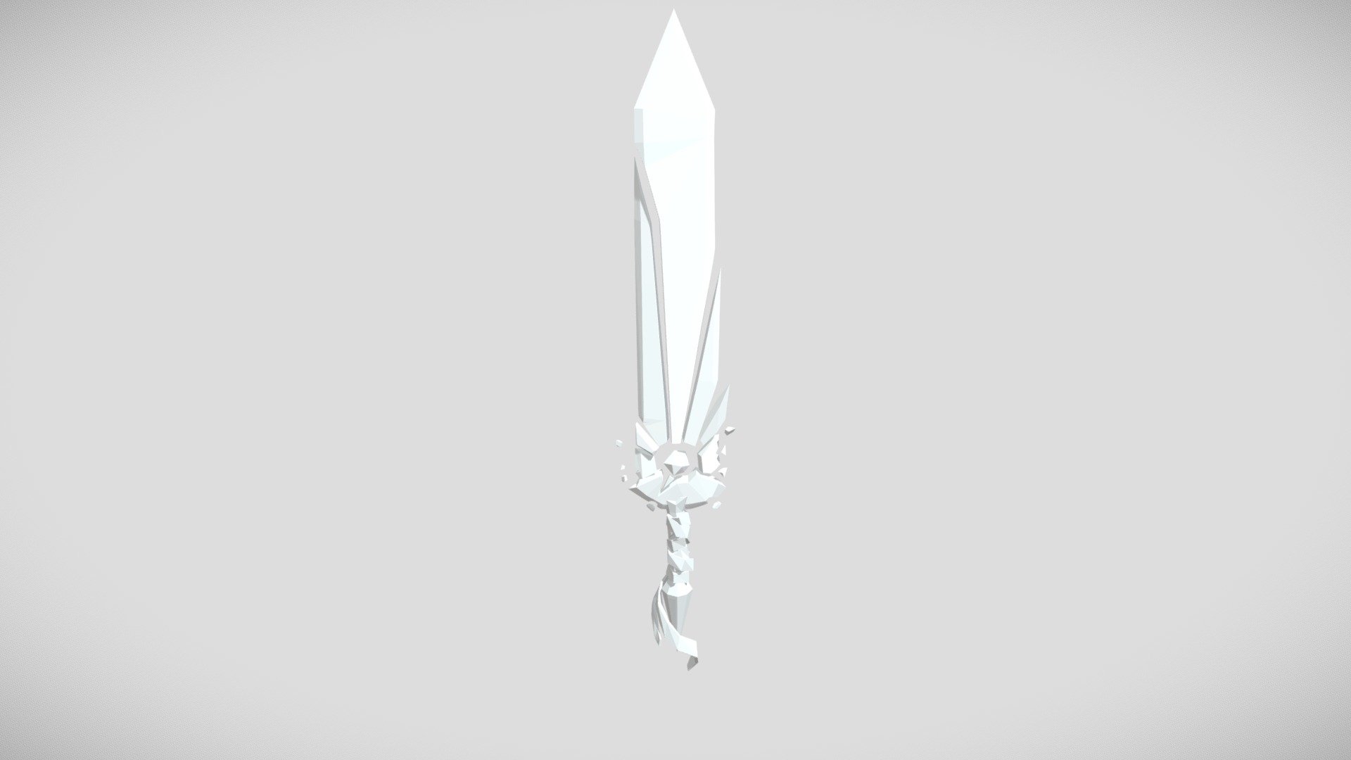 Lowpoly Crystal Sword - Download Free 3D model by Lucas Coutinho ...