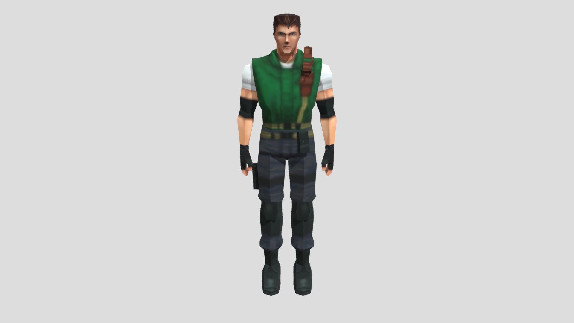 RE1 BH2 Chris Redfield - Download Free 3D model by Karl.Borlaza ...