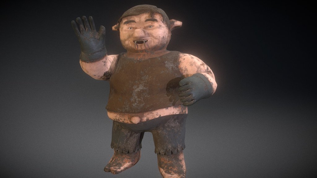 Fat Ronnie - 3D model by tylerlherring [15a174a] - Sketchfab