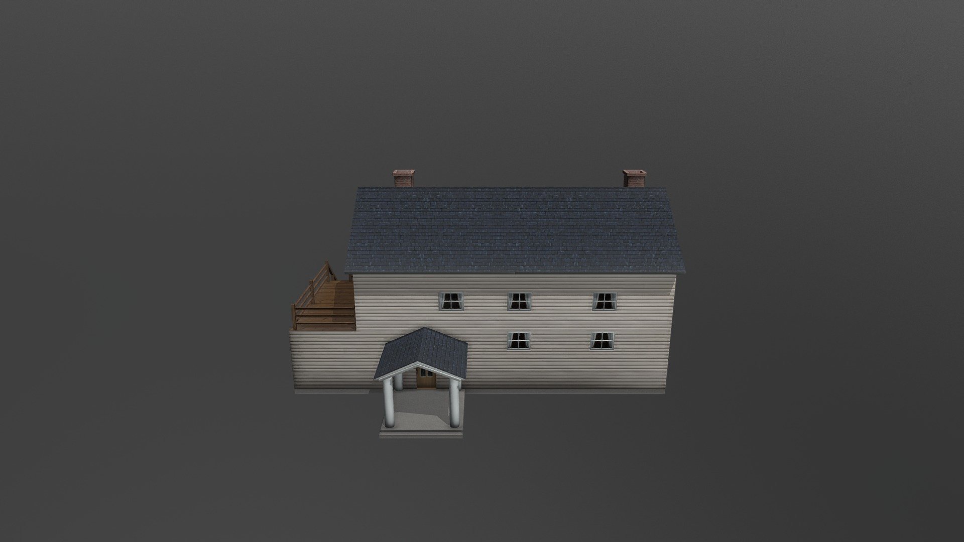 House - 3D model by h.ames14 [15a1b8d] - Sketchfab