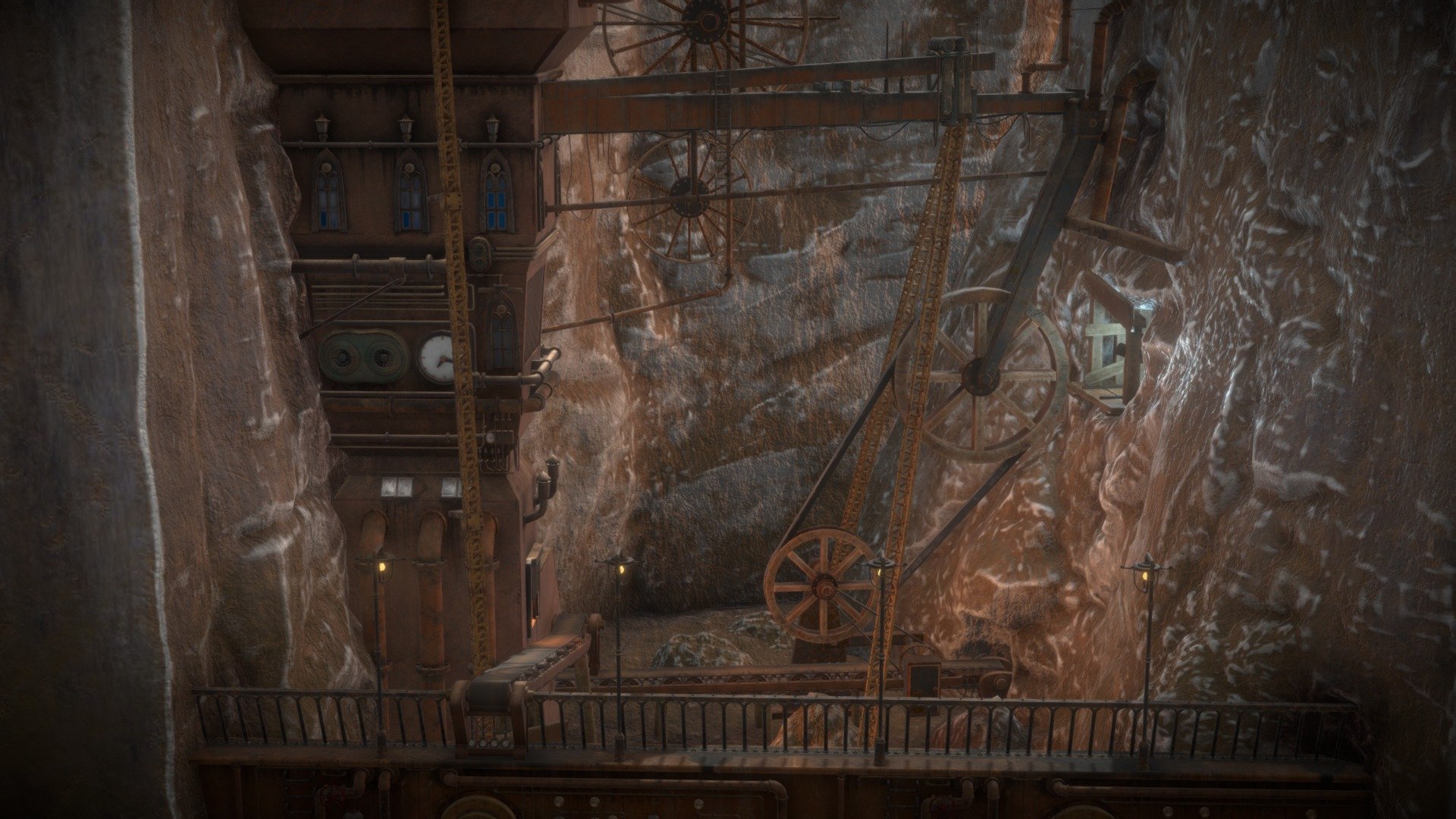 Mine Scene - 3D model by Bricks Studio (@bricks3dstudio) [15a2e41 ...