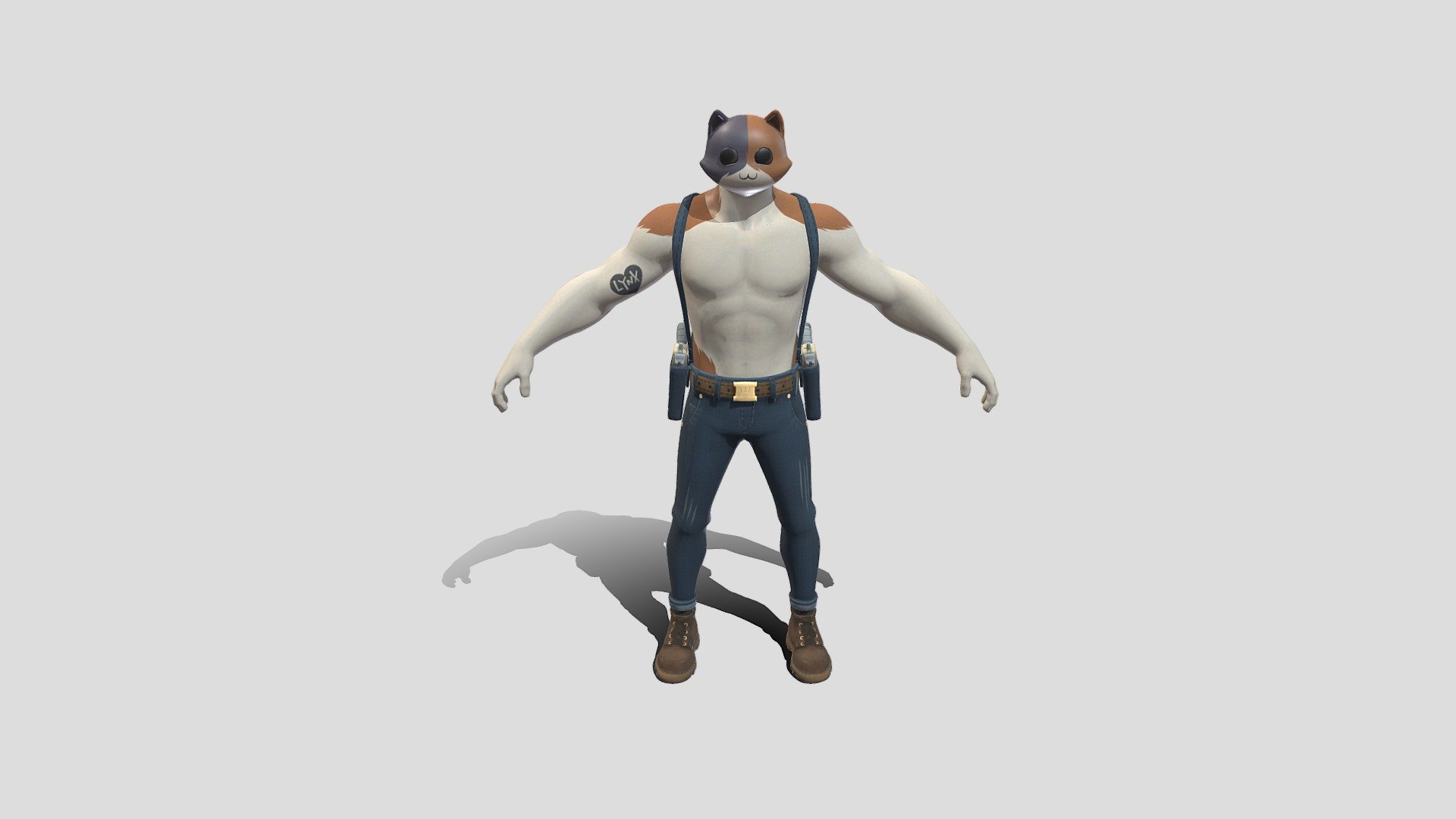 Meowscles - Download Free 3D model by Shadow (@jaydenelizondo7 ...