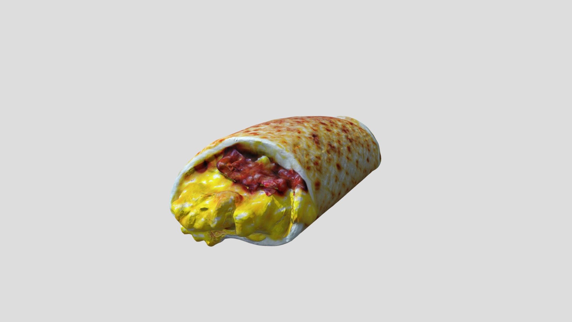 Burnt Egg Burrito - Download Free 3D model by Scanable (@scannable ...