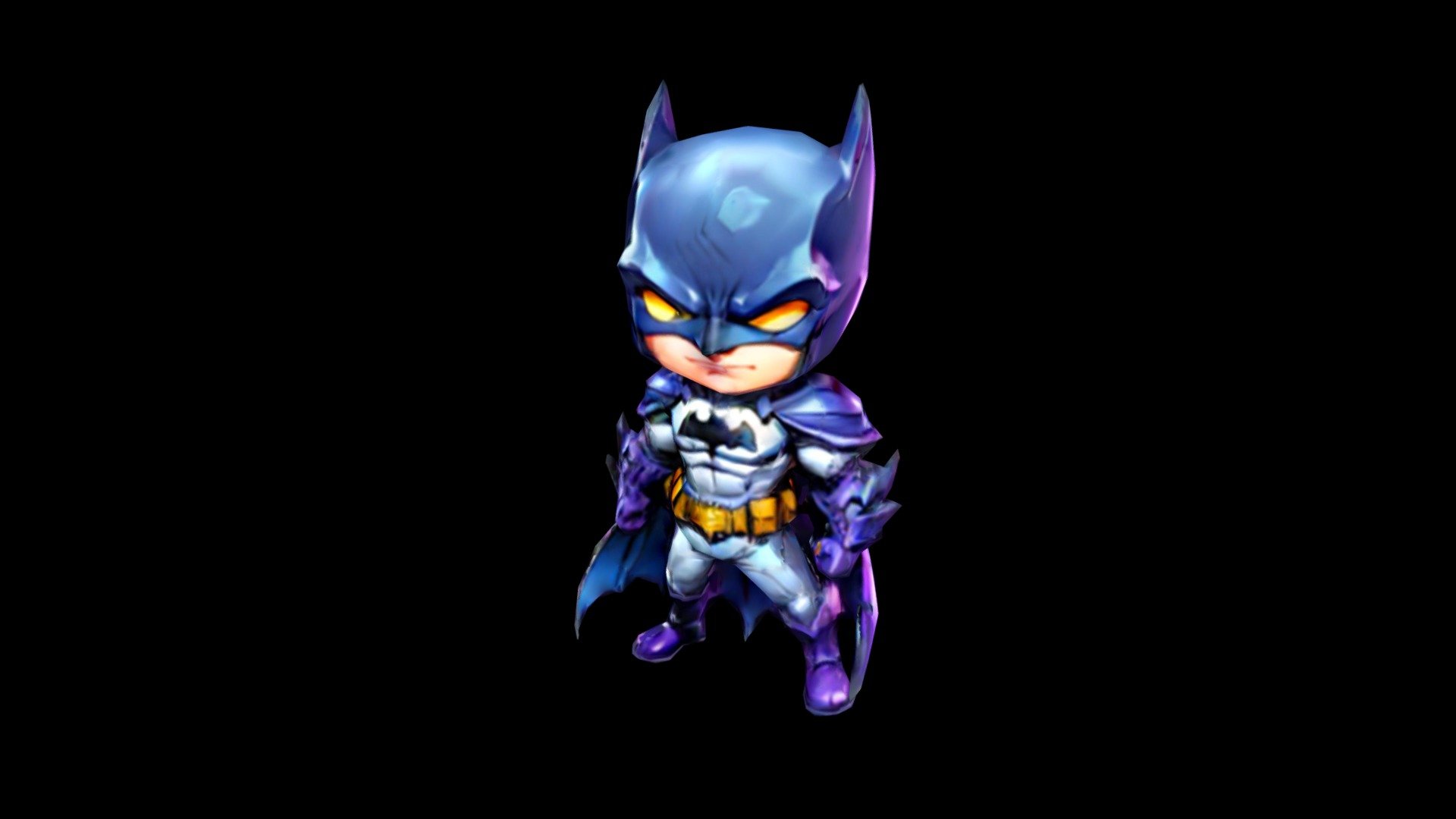 A stylized character poster of the DC Comics cha - Download Free 3D ...