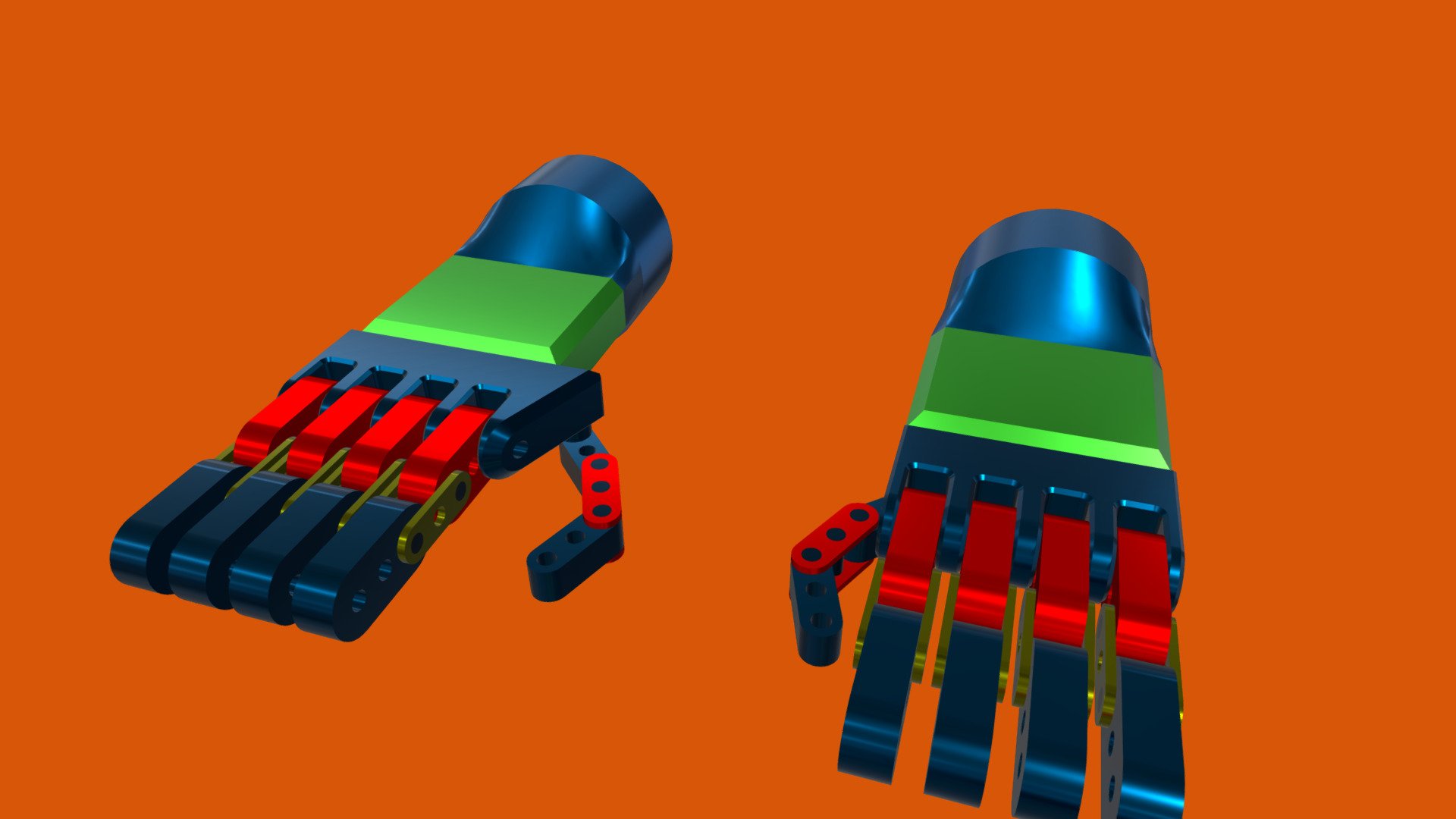 Mechanical Hands - 3D model by fasteng [15abff1] - Sketchfab