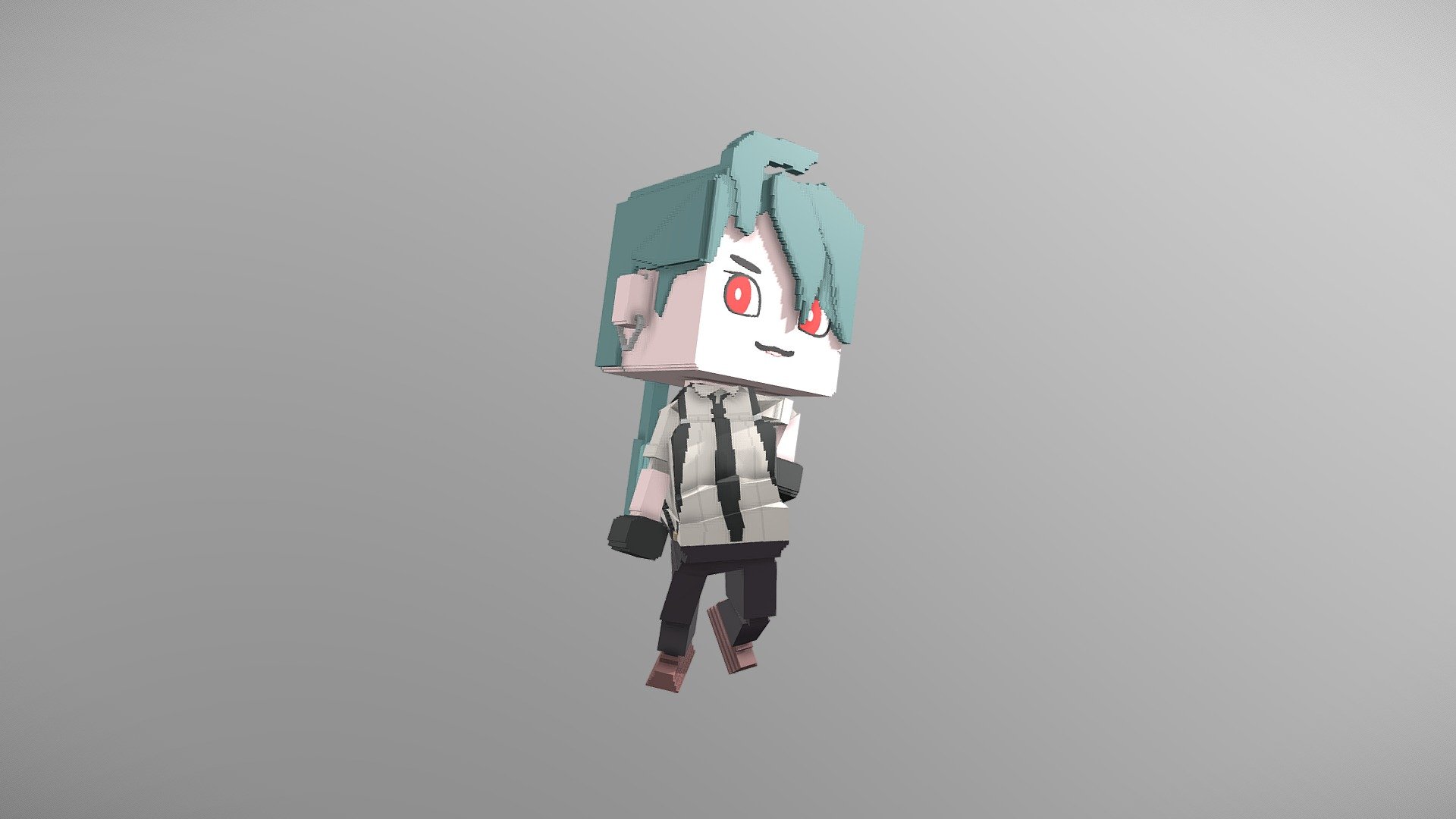 Pokemon S/V Elite Four Rika [Voxel Art] - Buy Royalty Free 3D model by ...