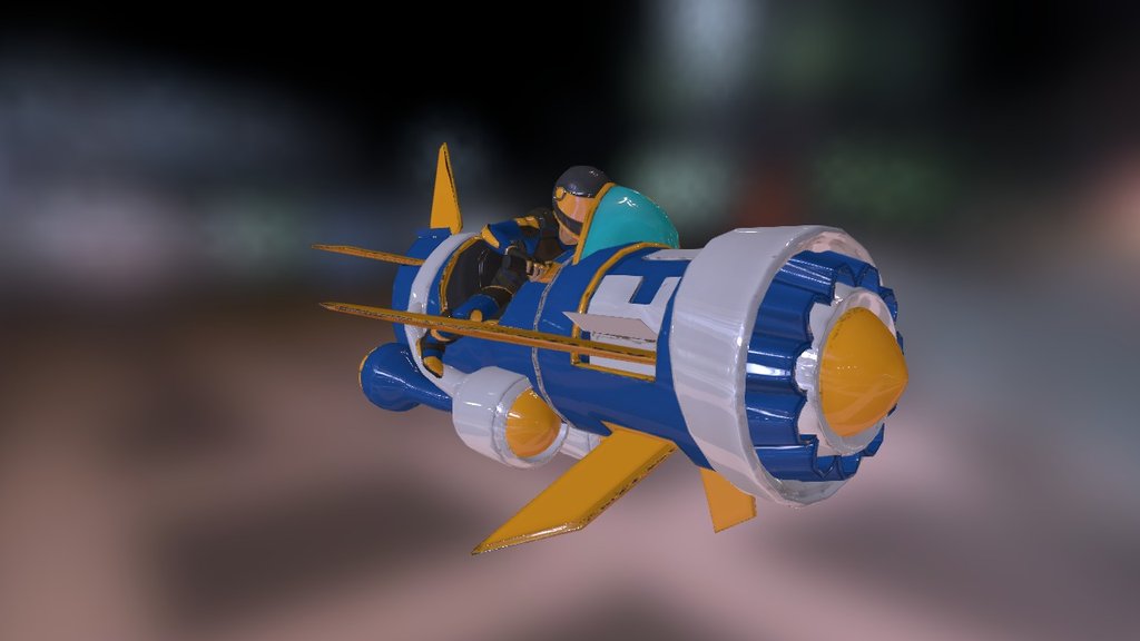 JetBike - 3D model by Mikael Boulet (@MBcreations) [15ae51e] - Sketchfab