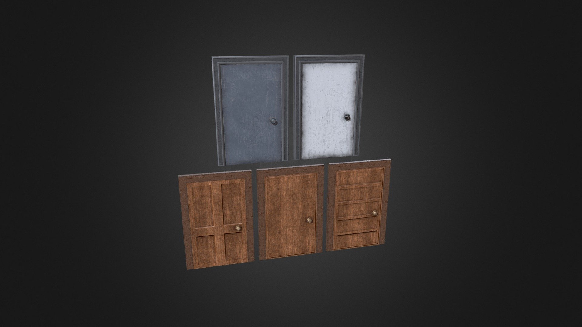 Doors Pack - Game Ready - Download Free 3D model by Noah (@rarerex3d ...