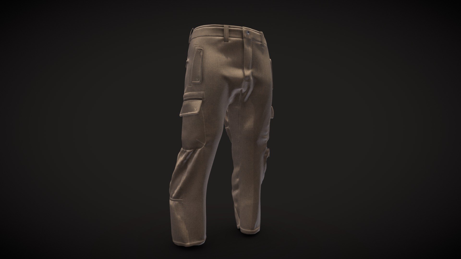 Cargo Pants - Download Free 3D model by Alexandru Jardan ...