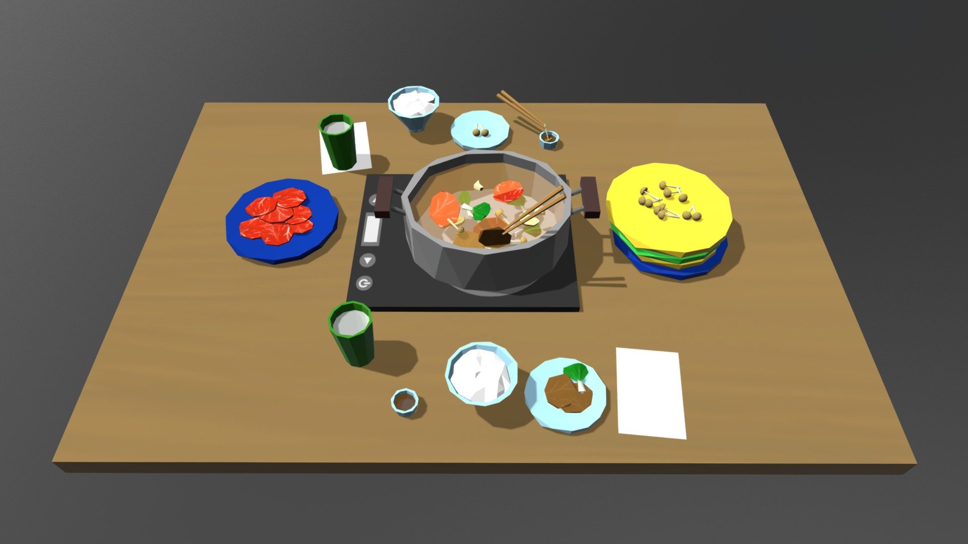 Hot pot - 3D model by Steph (@StephC.Art) [15af730] - Sketchfab