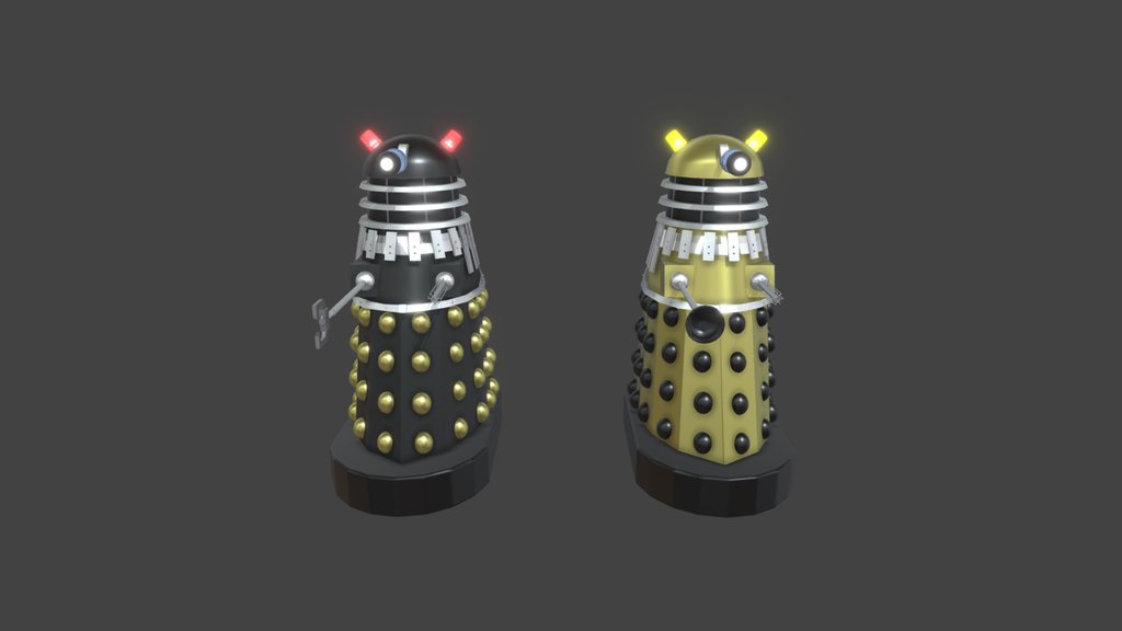 Daleks - A 3D model collection by hbot - Sketchfab