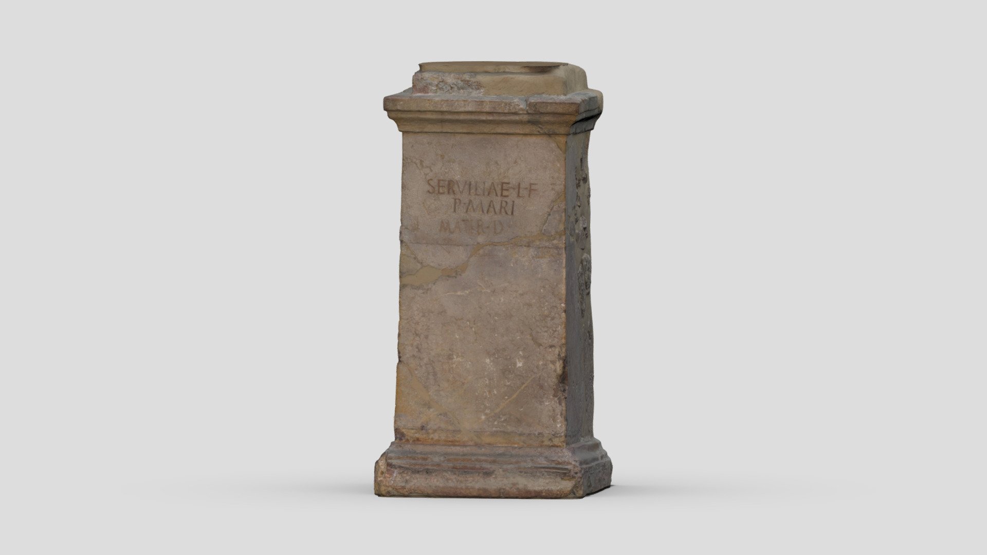Pedestal de Servilia - 3D model by Conjunto Arqueológico de Carmona ...