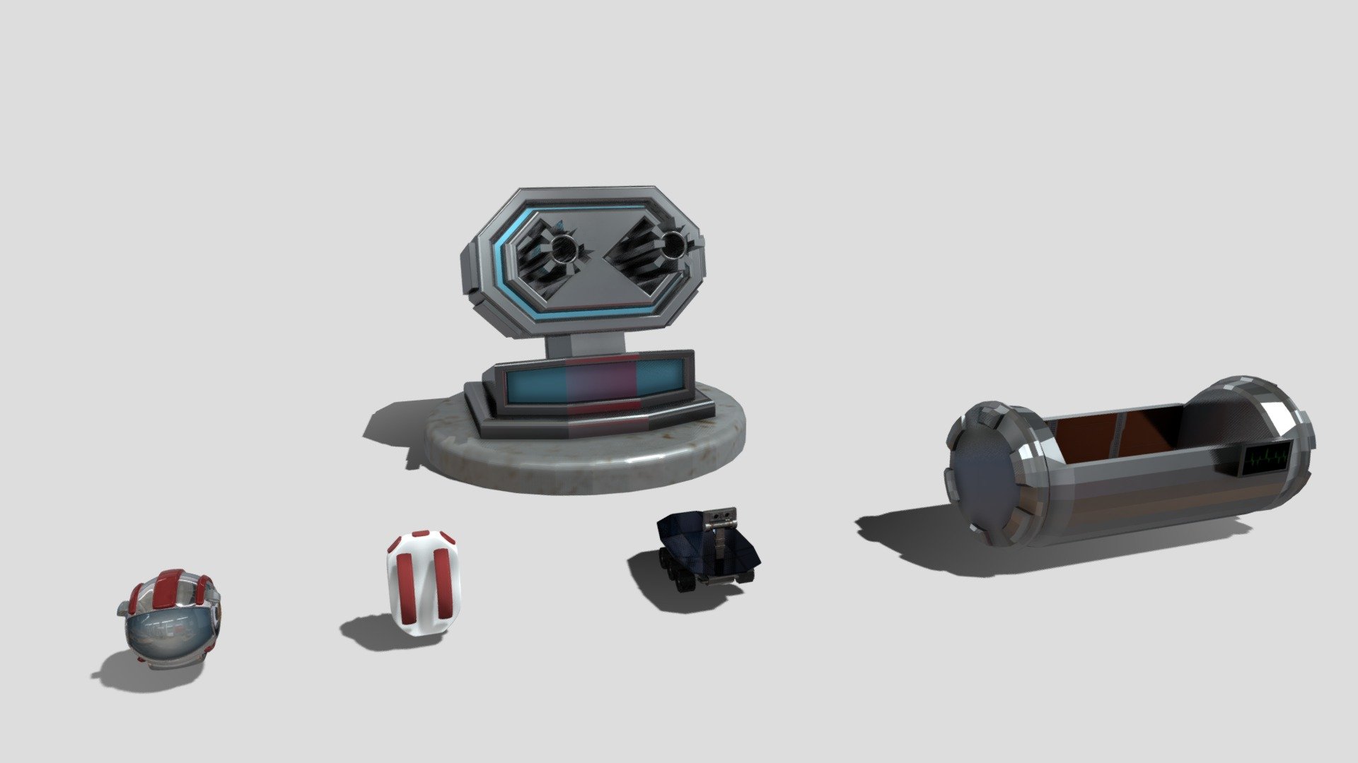 Space_Asset Pack - 3D model by casajesus [15b4c6d] - Sketchfab