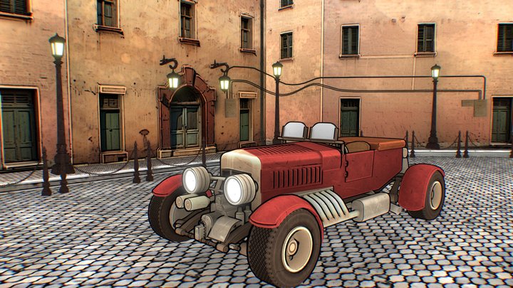 Classic-car 3D models - Sketchfab