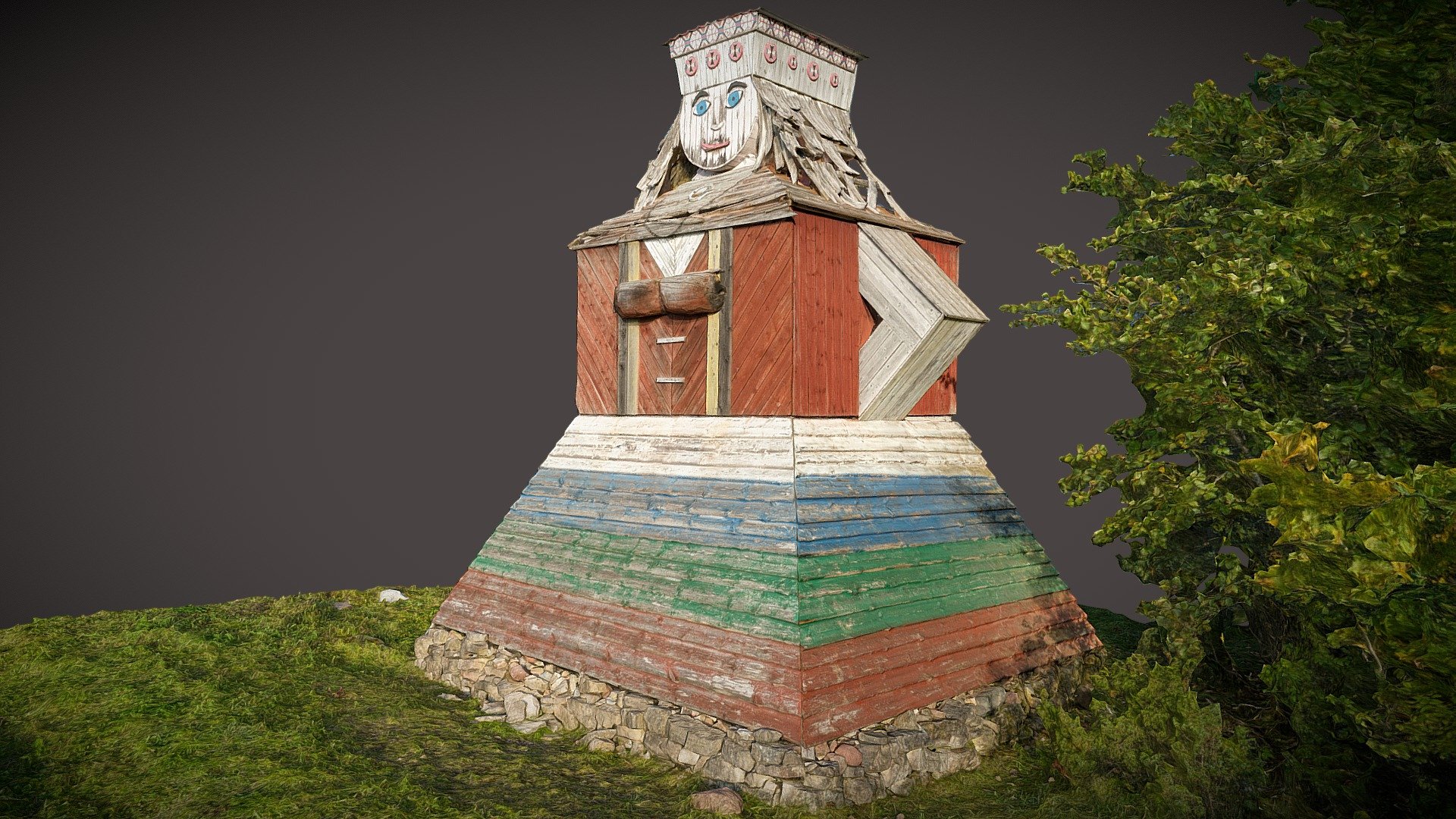 Ninase post mill - 3D model by Saulius.Zaura [15b9e04] - Sketchfab