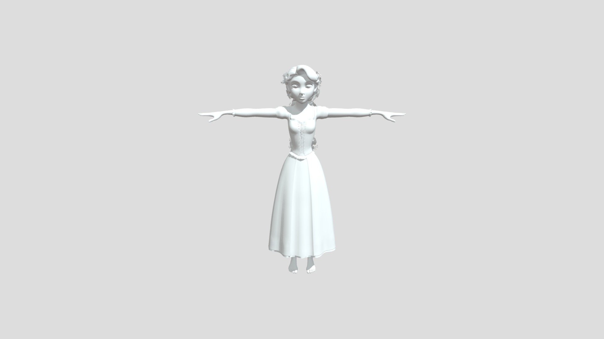 Rapunzel braid - 3D model by Foxy (@andradeaide399) [15bcfb3] - Sketchfab