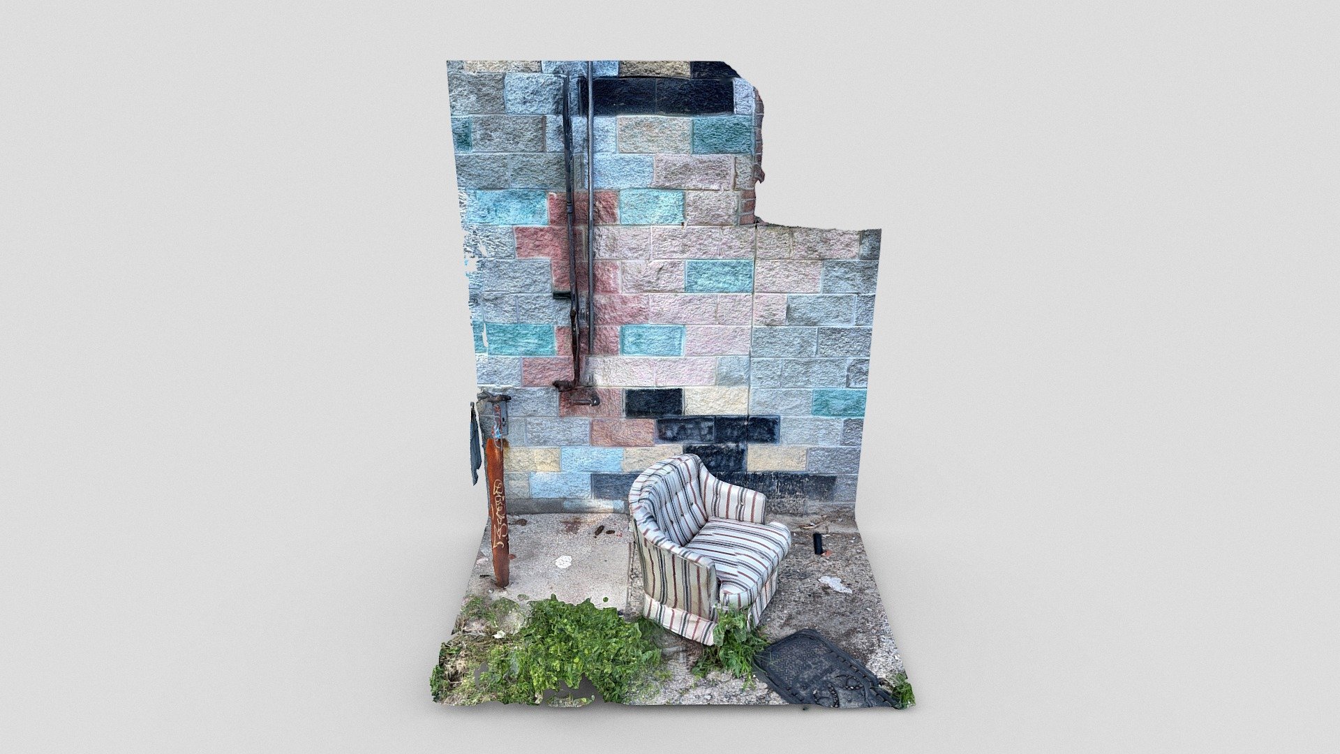 Day 204: Street Chair - Download Free 3D model by alexdelker [15bd2d6 ...