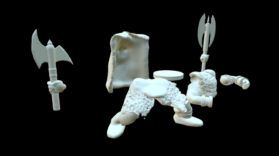 Dwarf Axeman Body - 3D model by vonstorm [15c034e] - Sketchfab
