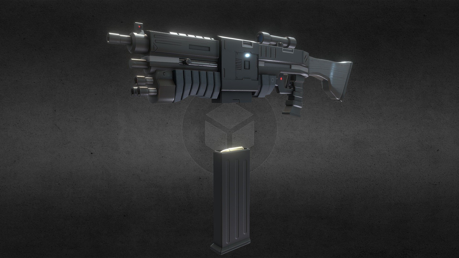 Cobra Assault Rifle - Download Free 3D model by R-LAB (@rakshaan ...
