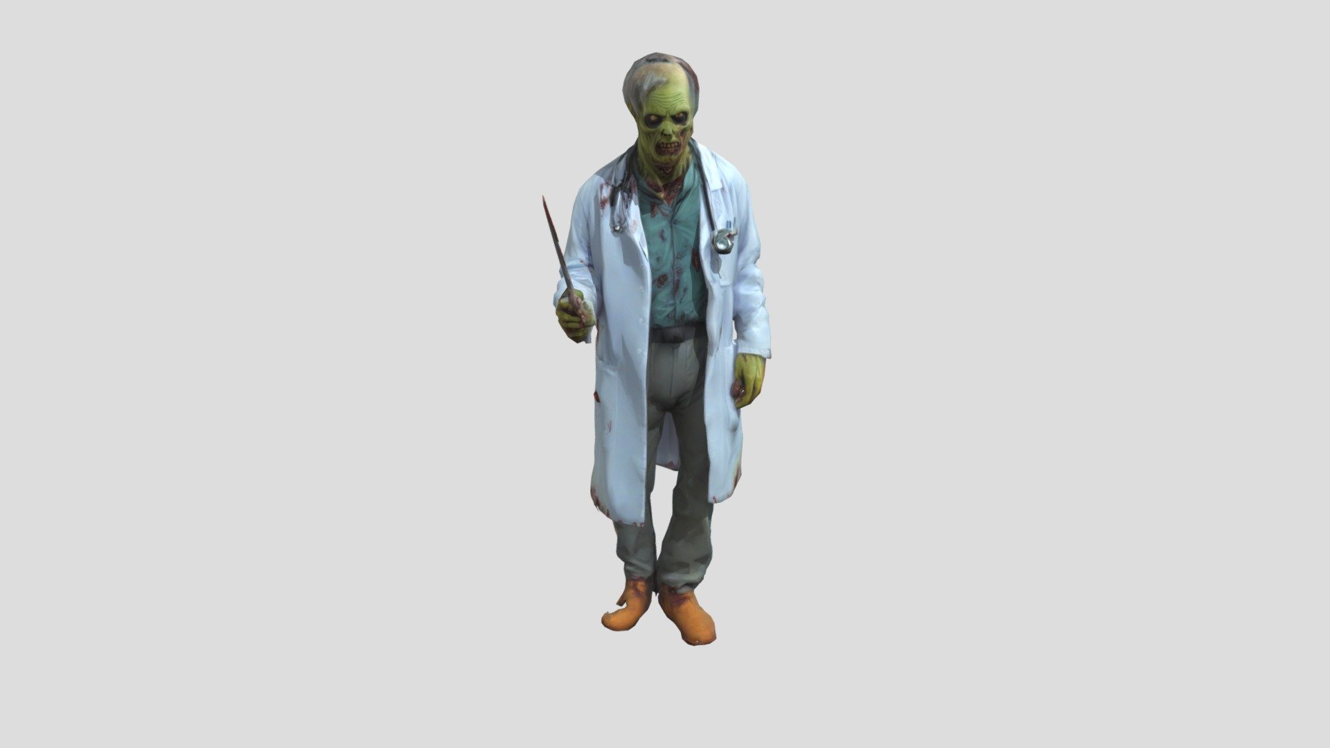 médico zombie. - 3D model by chrystianrodriguess12 [15c0f45] - Sketchfab