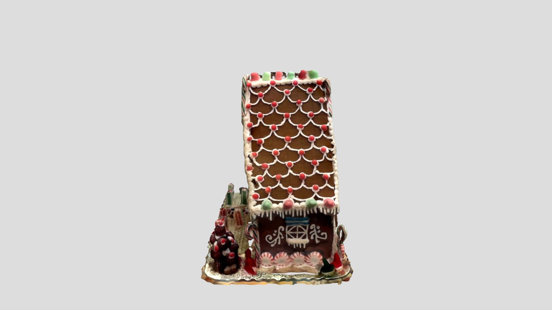 Gingerbread House P1-135K- Lidar-3D- Scan-iPhone - Download Free 3D ...