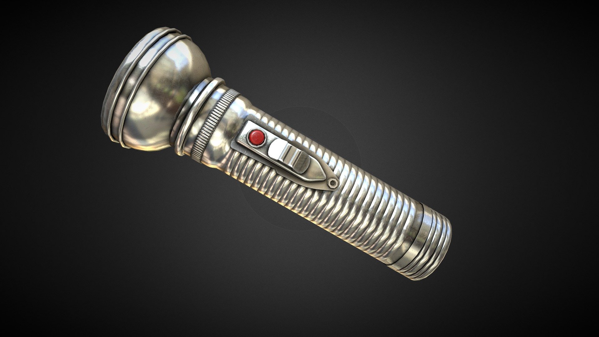 Vintage Flashlight - Buy Royalty Free 3D model by OKacin Creative ...