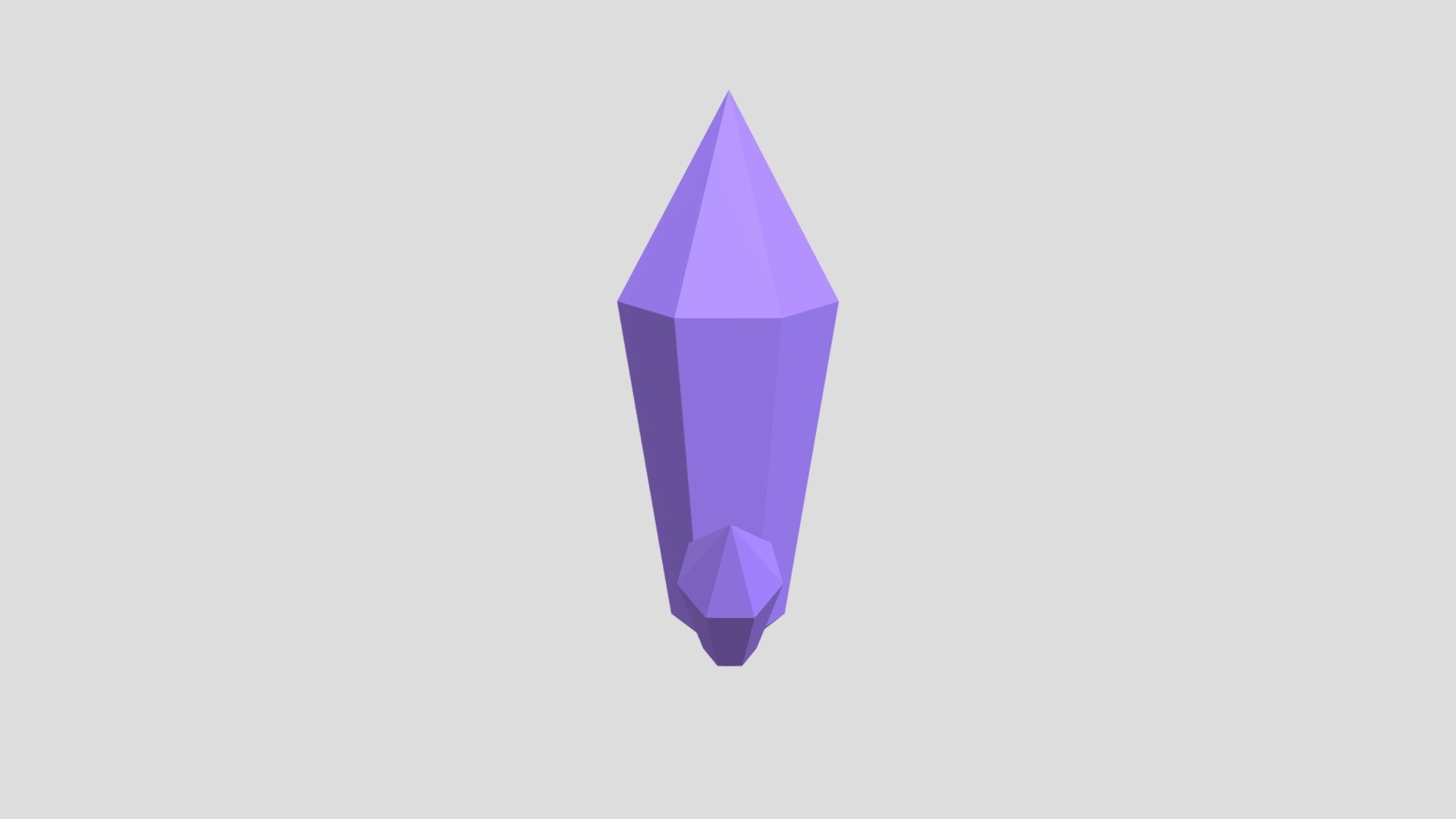 low-poly Crystal - Download Free 3D model by ArvisWorld (@arviscartoons ...