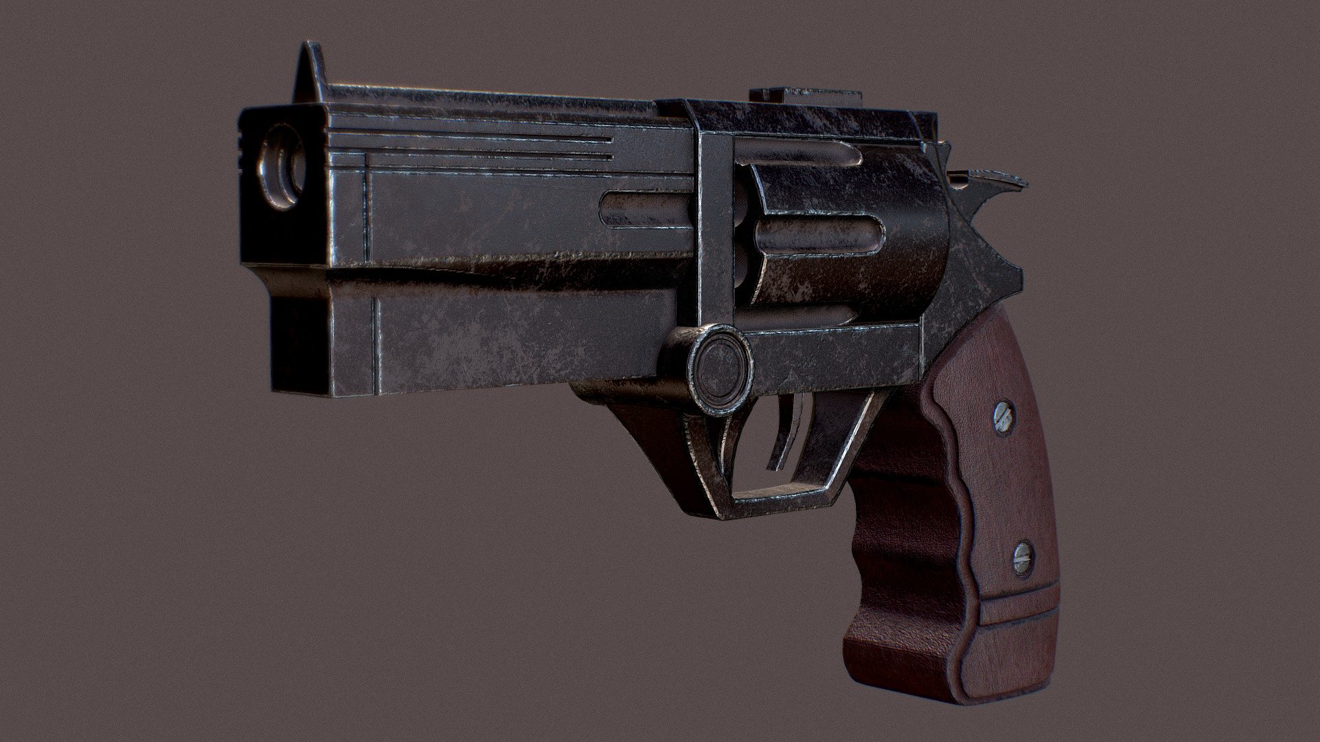 Stylized Revolver - Download Free 3D model by Onur (@onurpearl ...