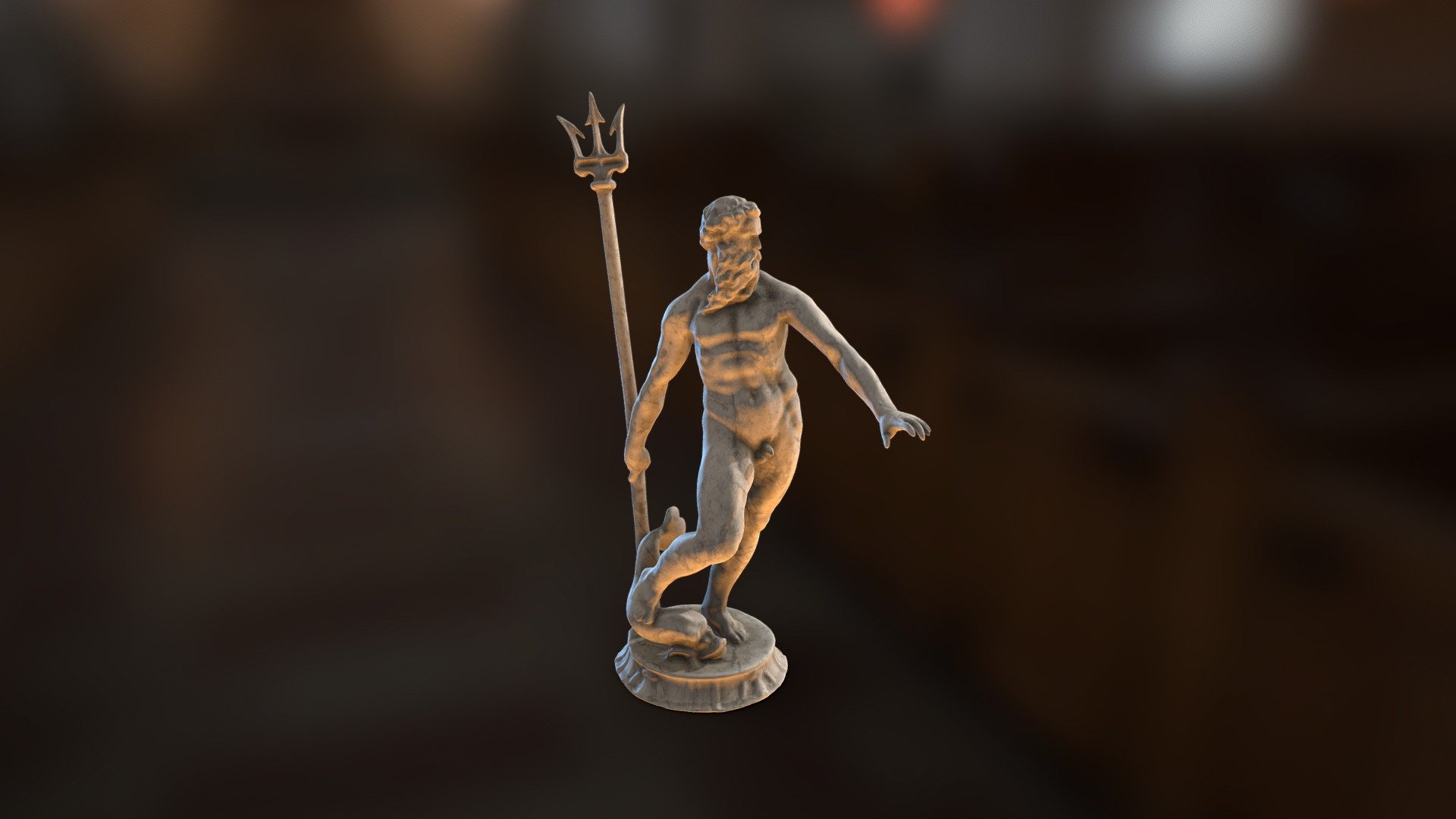 Neptune Statue - 3D model by Sefa DOGAN (@sefadogantr) [15cd956 ...
