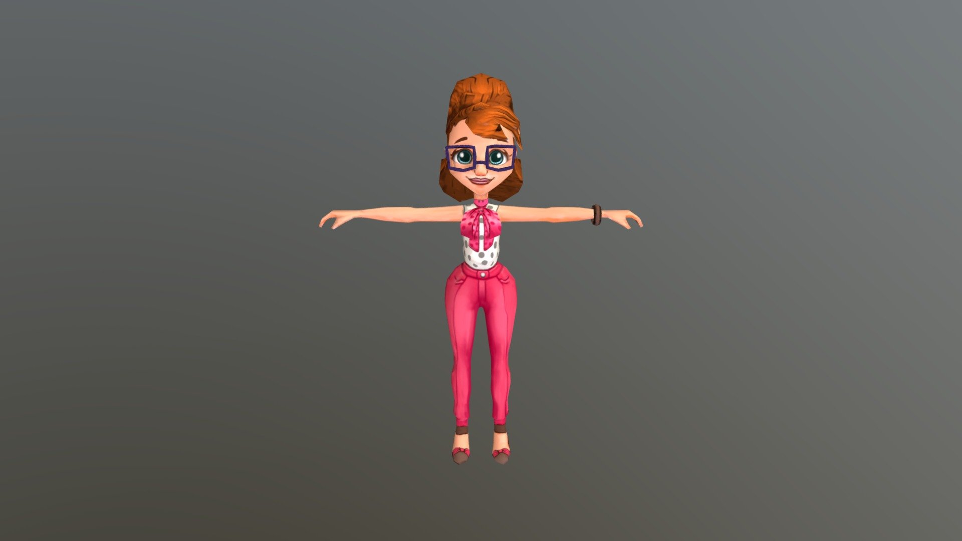 Low Poly Female - 3D model by stranger.ny1990 [15cf101] - Sketchfab