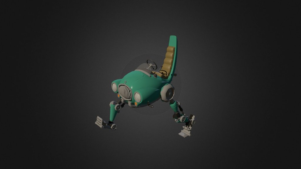 Walker Mech - 3D model by Gregory Walker (@gregrichwalk) [15d09bc ...